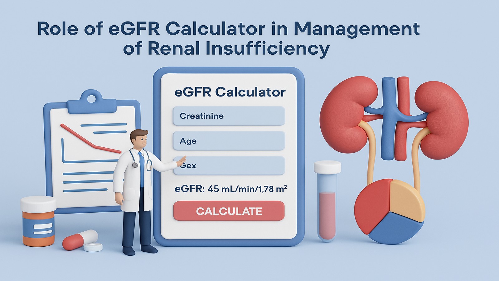 Tính độ lọc cầu thận eGFR: Đánh giá chức năng thận